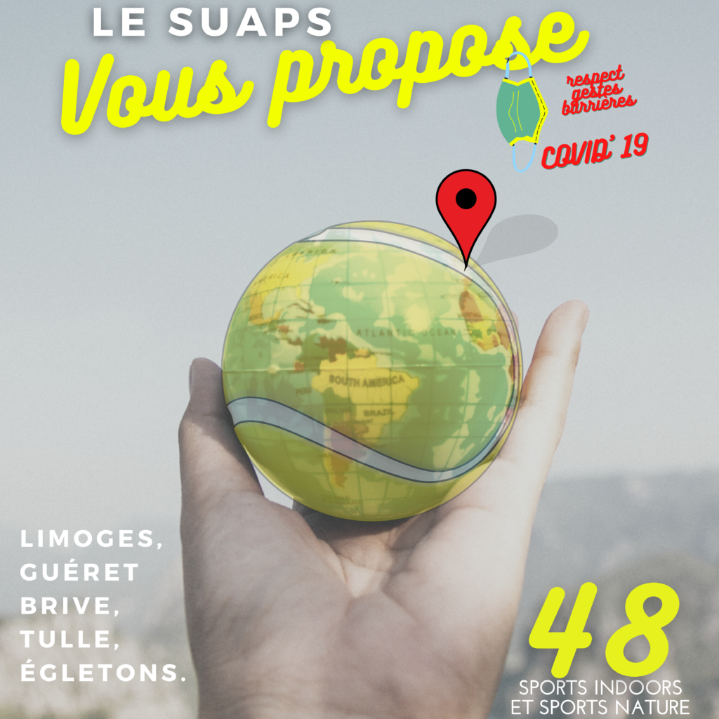 Pratiquez avec le SUAPS ! - Campus de Guéret